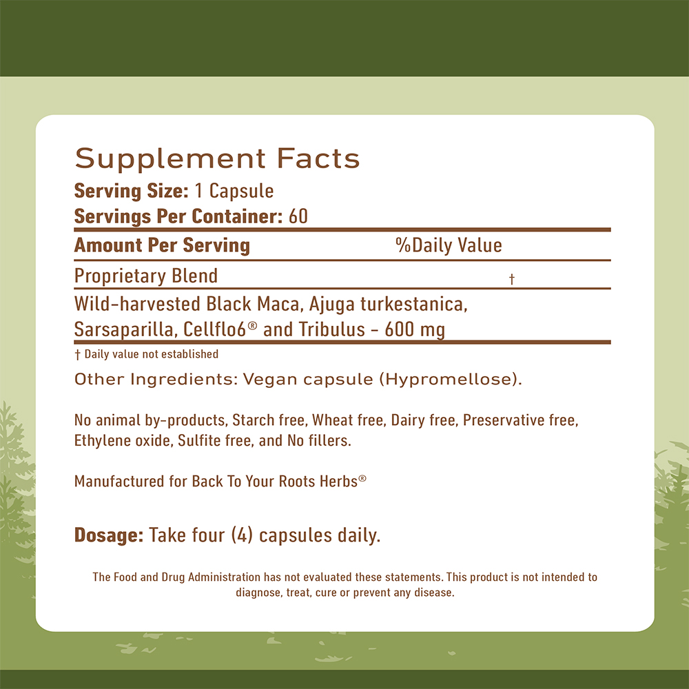 Athletic Muscle Growth Capsules | Back To Your Roots Herbs